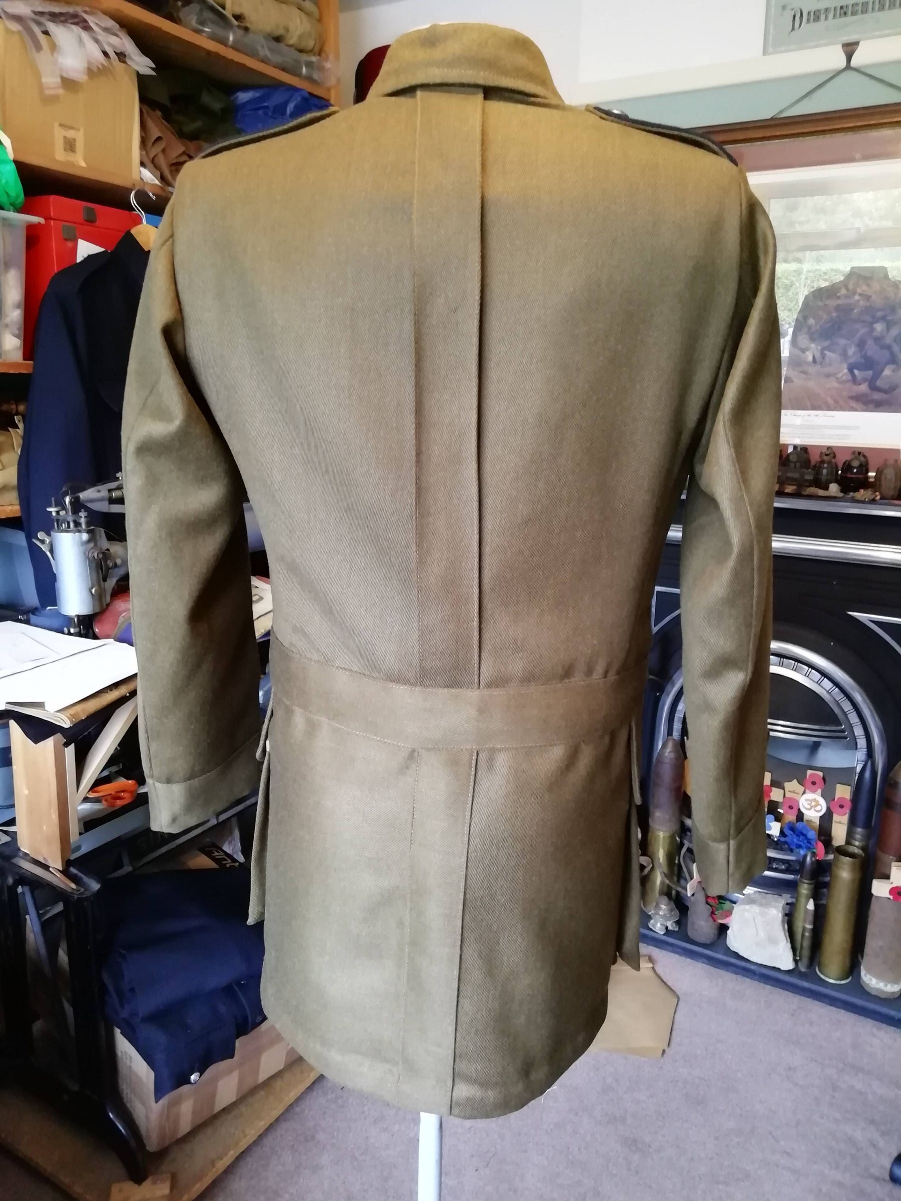 A8. WW1 Chaplains Tunic – Khaki on Campaign