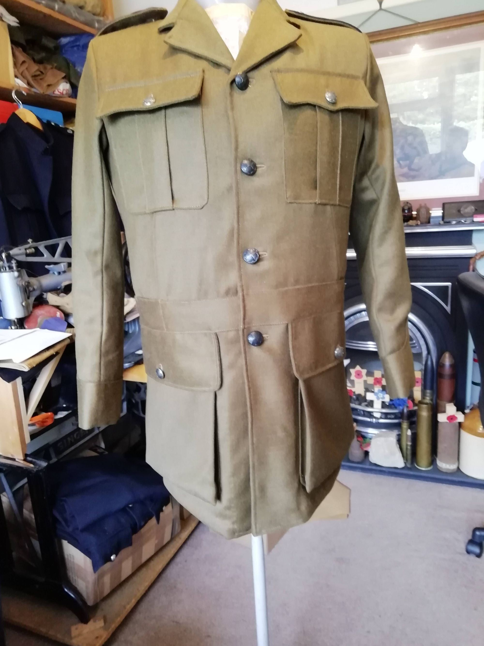 A8. WW1 Chaplains Tunic – Khaki on Campaign