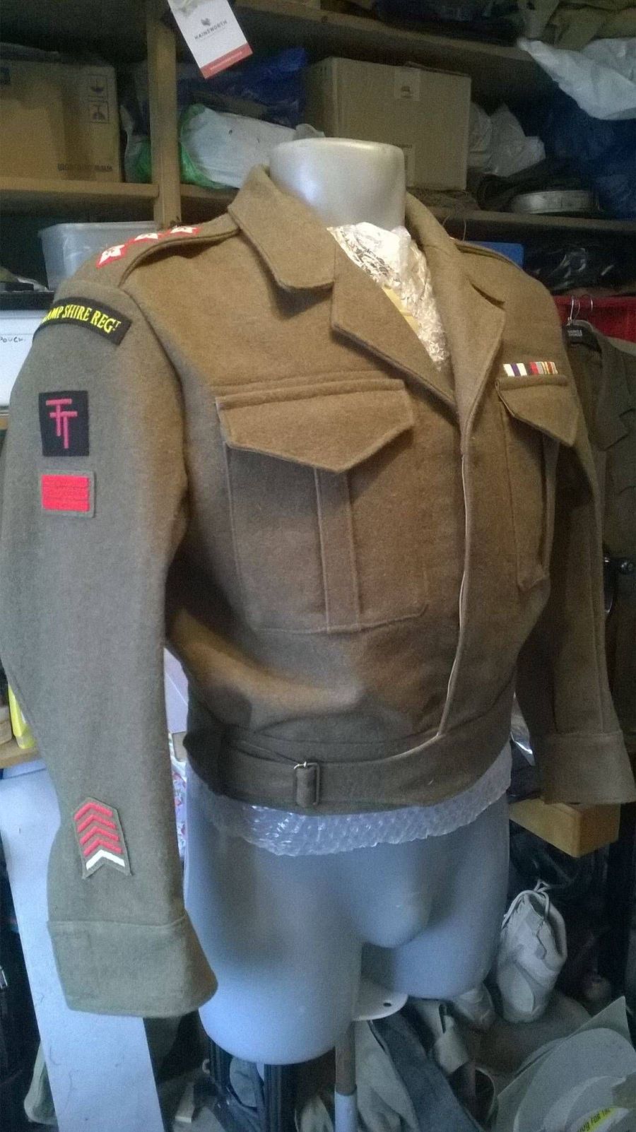 A1. Uniforms & Hats made from the New Serge Cloth – Khaki on Campaign