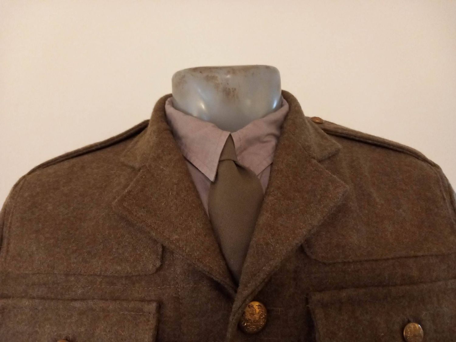 A1. Uniforms & Hats made from the New Serge Cloth – Khaki on Campaign
