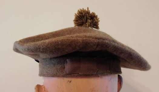 B5. WW1 & WW2 Tam O’Shanters & GS Beret – Khaki on Campaign